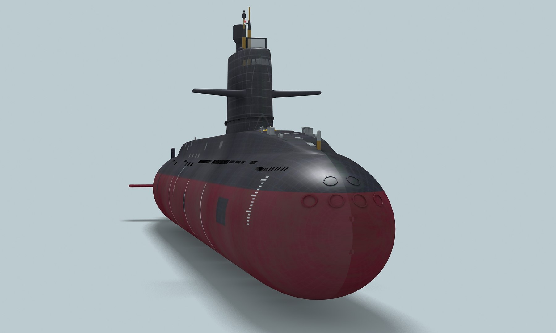 Type 093 Chinese Submarine 3D Model - TurboSquid 1344595