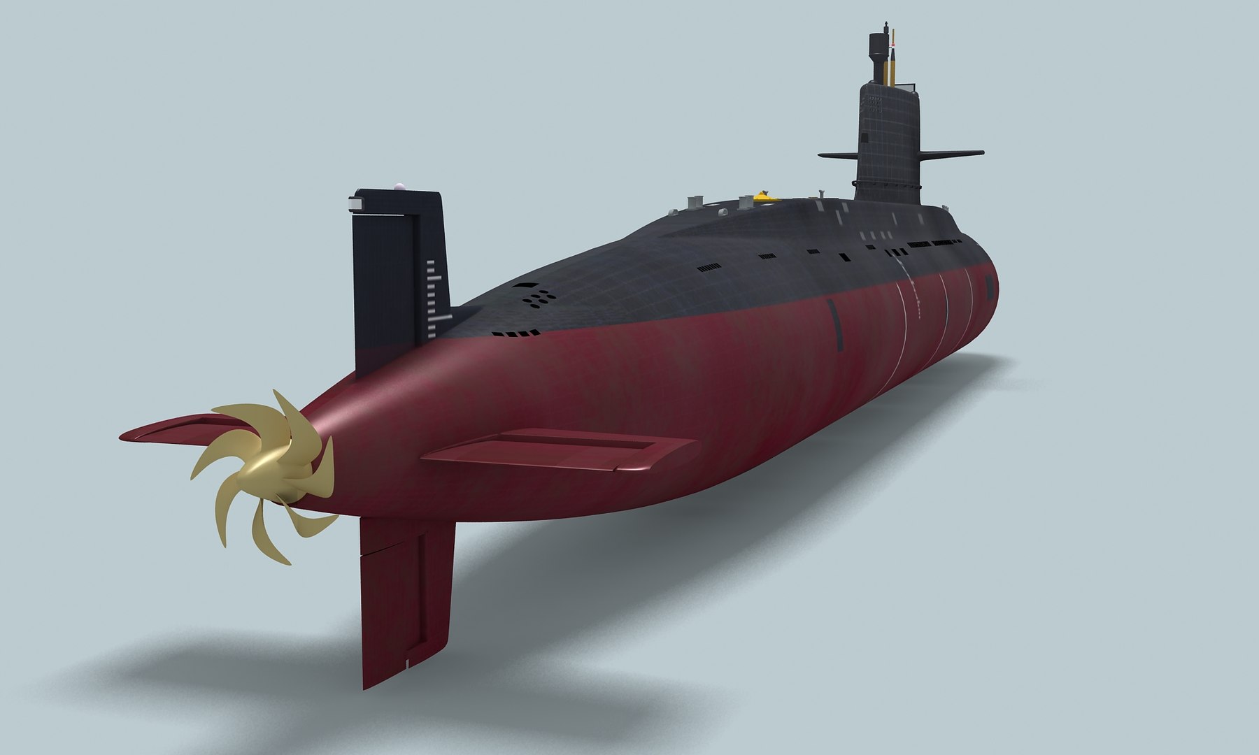 Type 093 Chinese Submarine 3D Model - TurboSquid 1344595