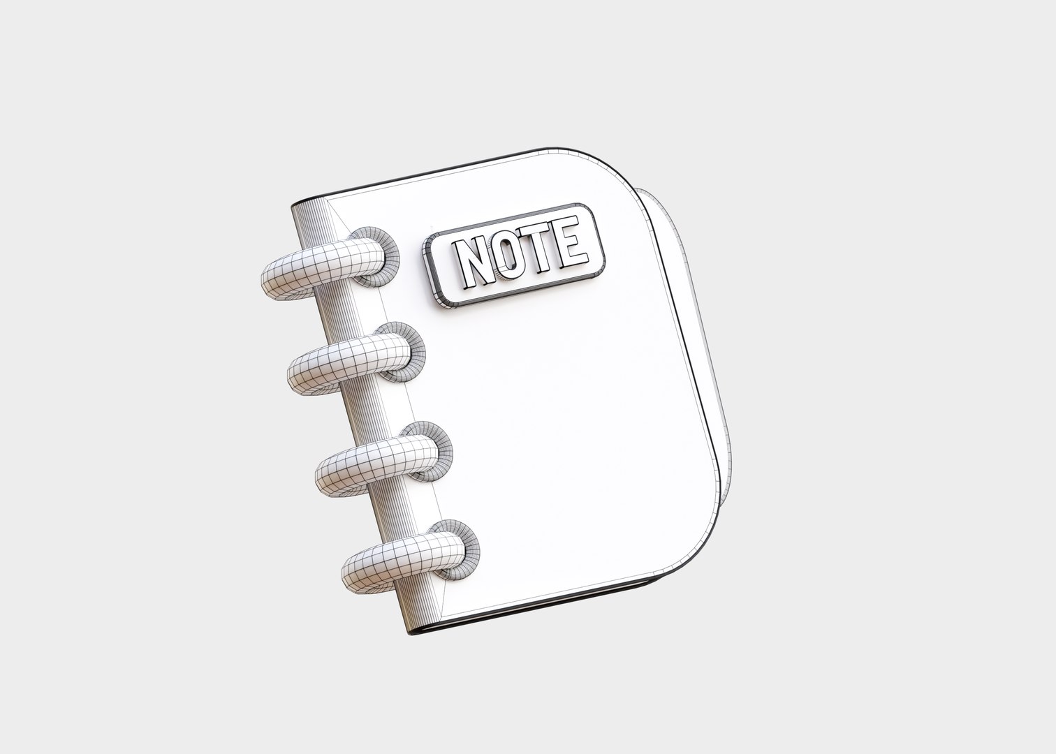 Note Book 3D Illustration 3D Model - TurboSquid 2230539