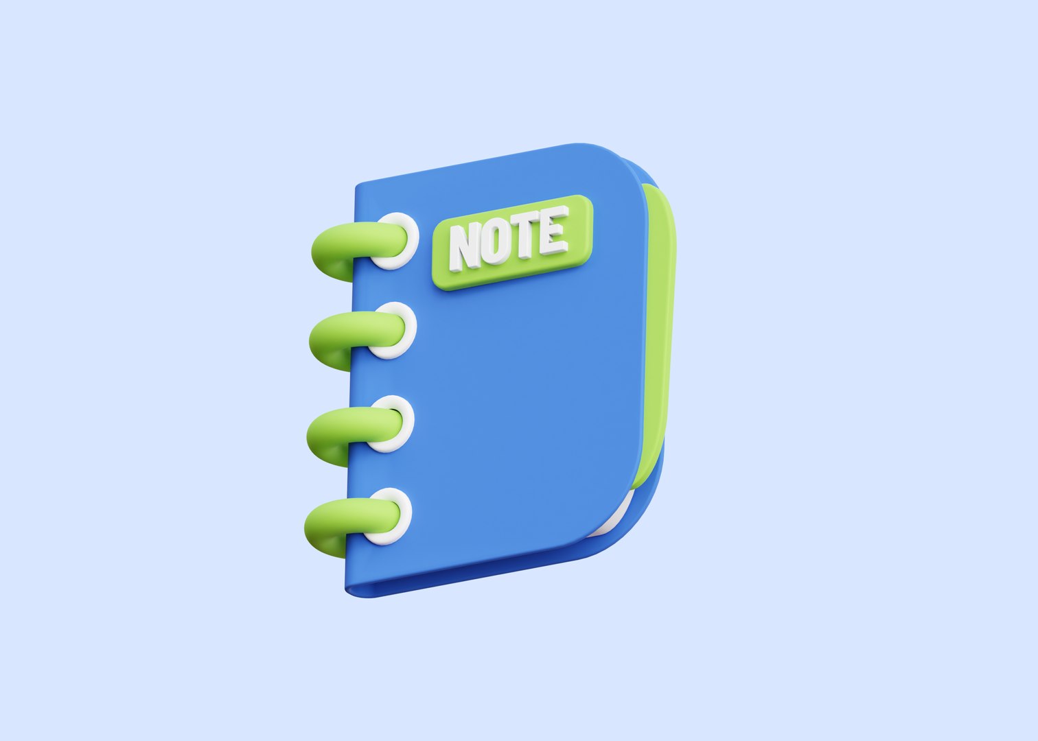 Note Book 3D Illustration 3D Model - TurboSquid 2230539