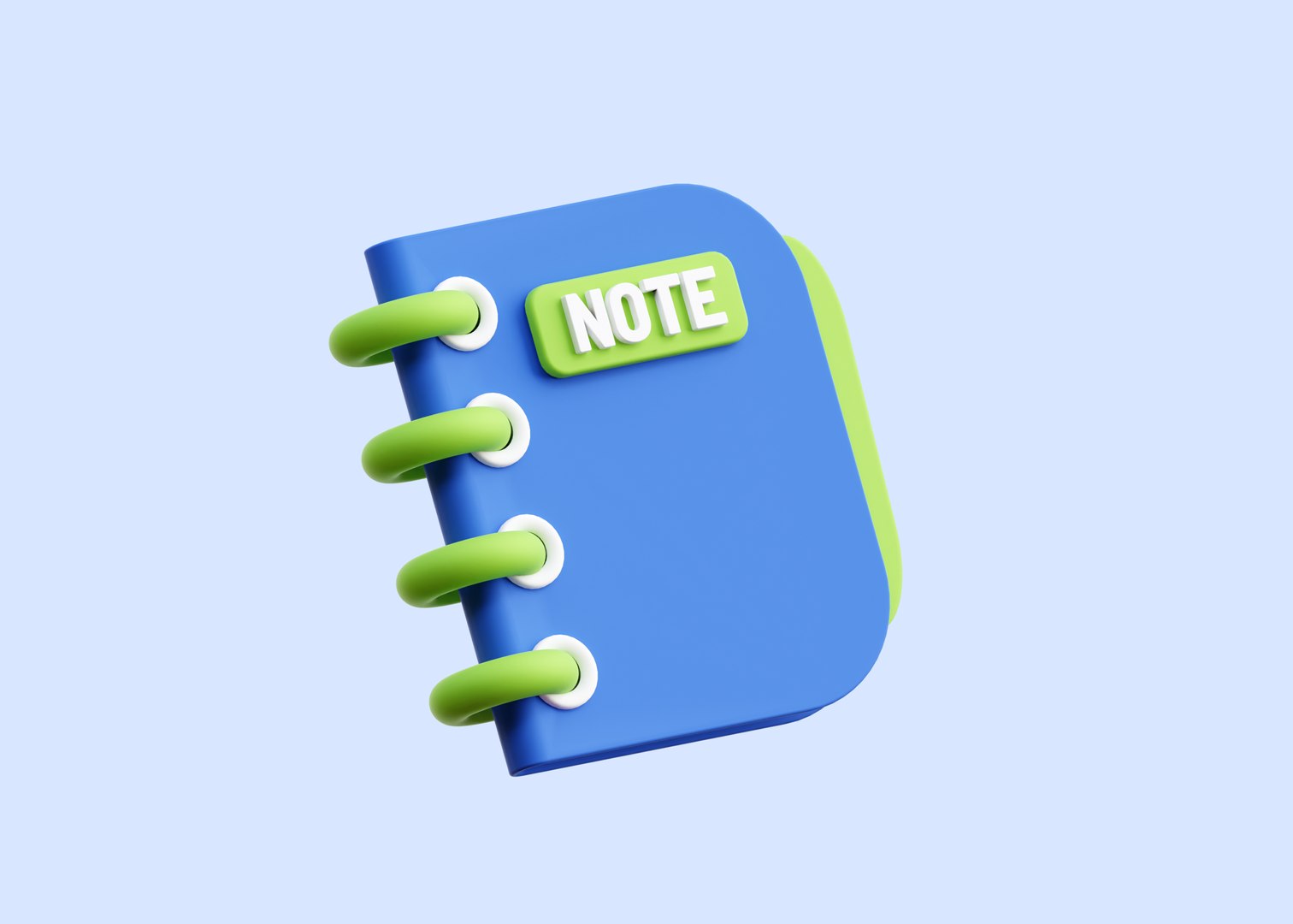 Note Book 3D Illustration 3D Model - TurboSquid 2230539