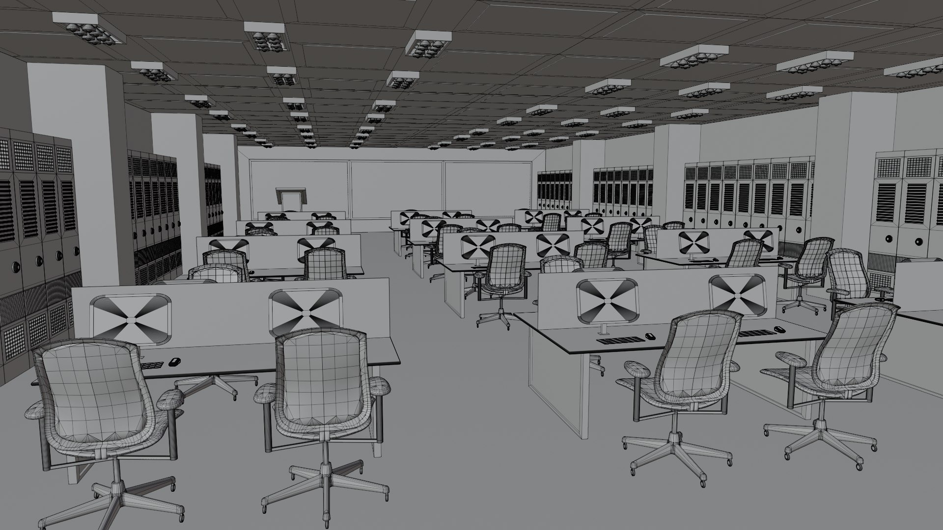 3D Mission Control Center Model - TurboSquid 2179267