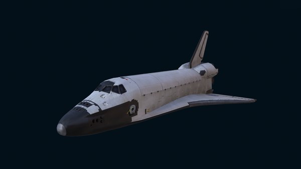 3d space shuttle sci fi