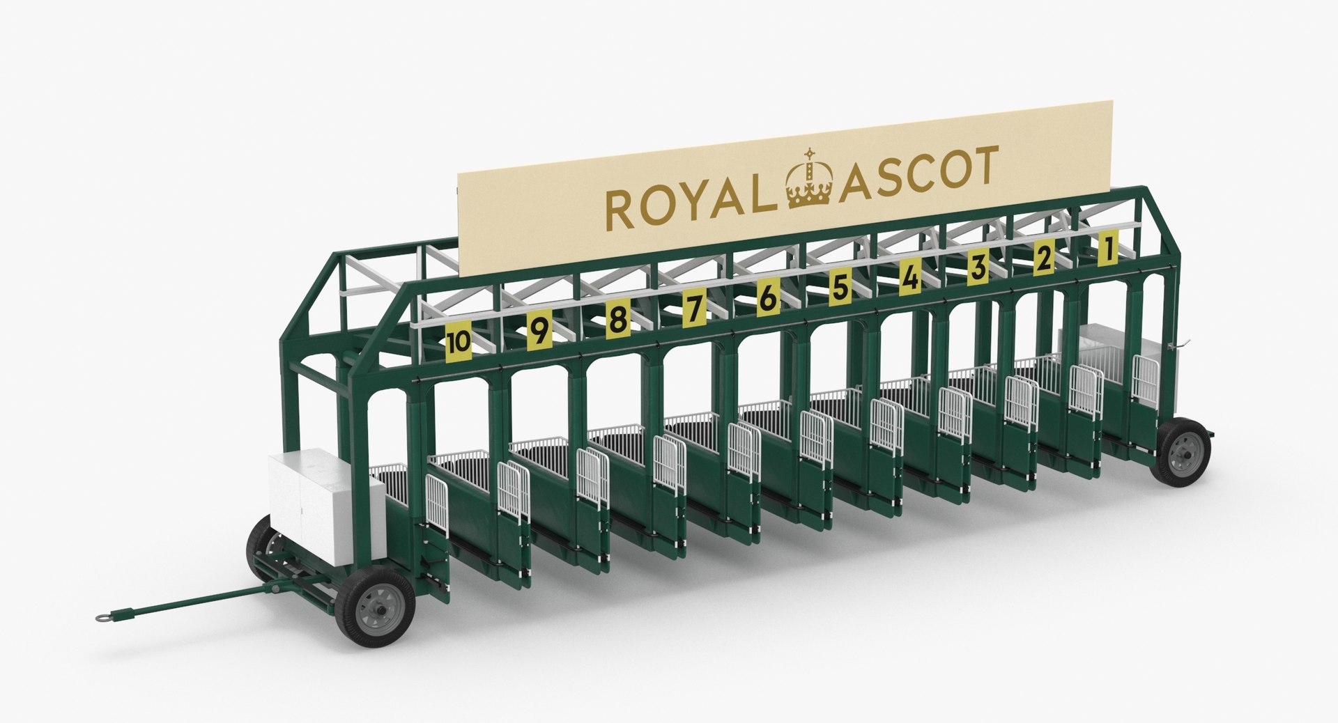 Horse Racing Starting Gates 3D Model - TurboSquid 1645174