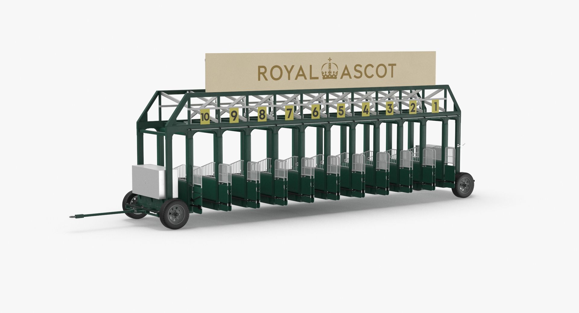 Horse Racing Starting Gates 3D Model - TurboSquid 1645174