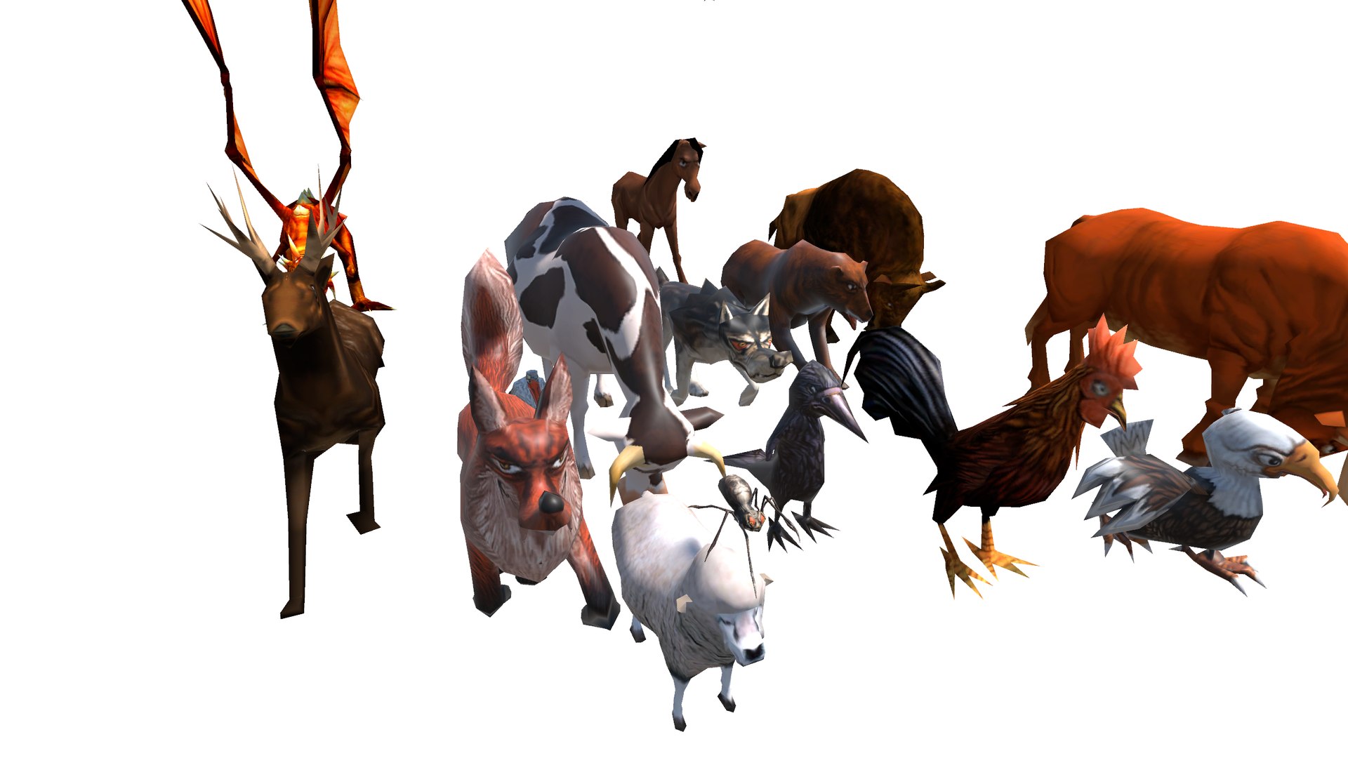 Animal Cartoon Pack Super Model - TurboSquid 2315919