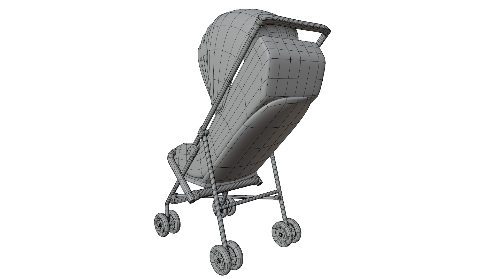 Baby Stroller 3D Model - TurboSquid 2232345
