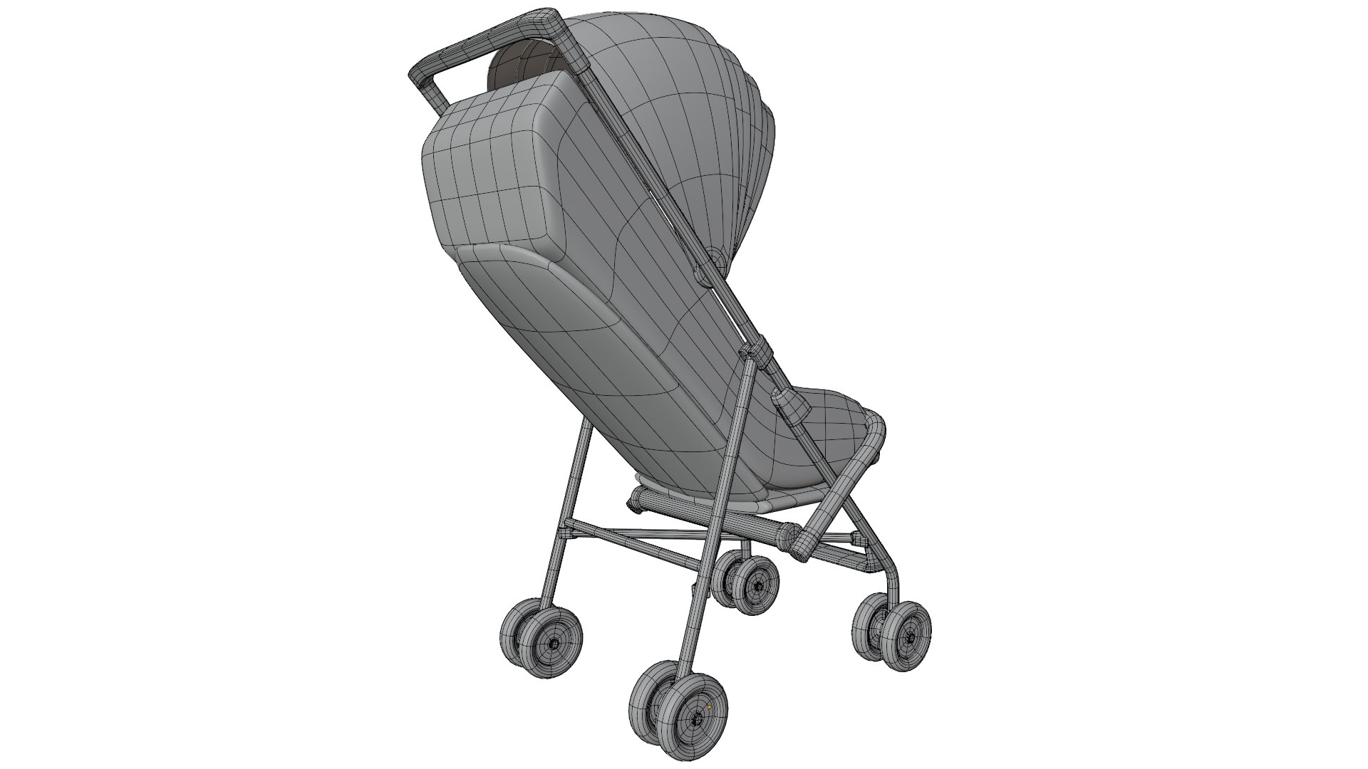 Baby Stroller 3D Model - TurboSquid 2232345