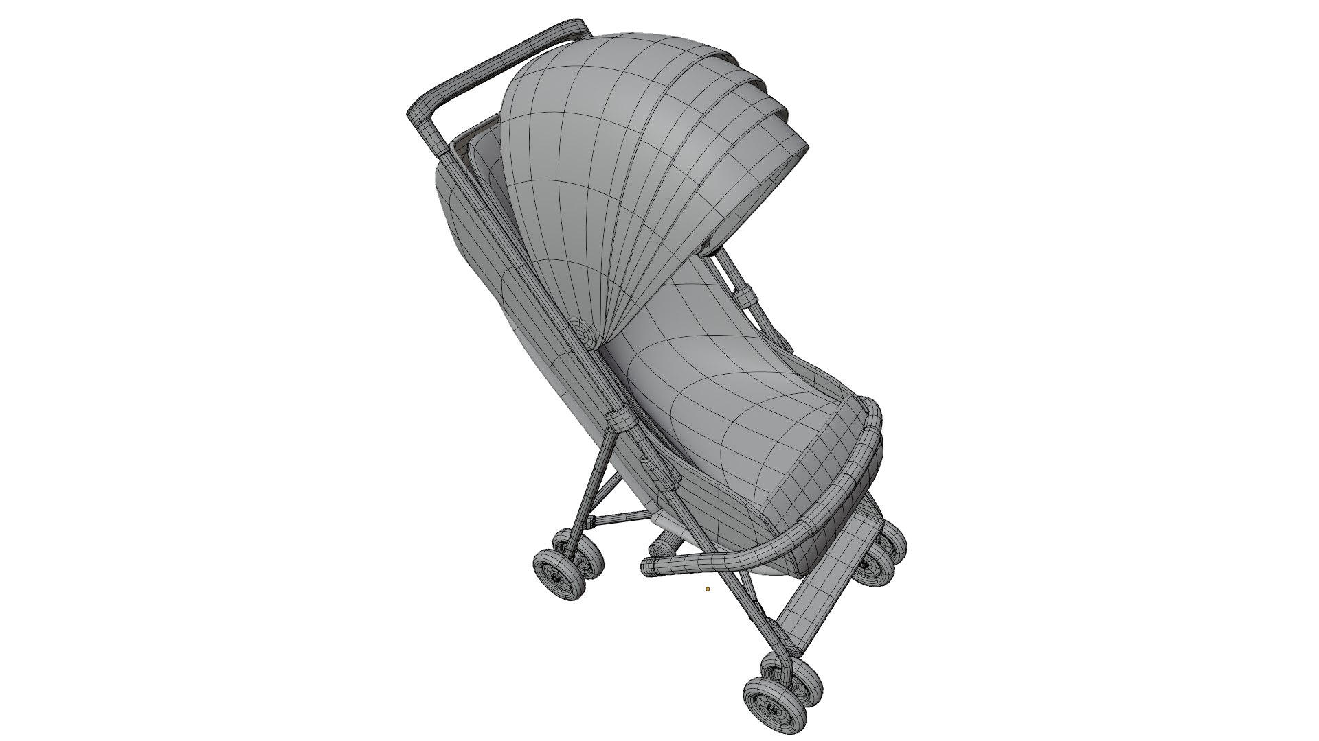 Baby Stroller 3D Model - TurboSquid 2232345