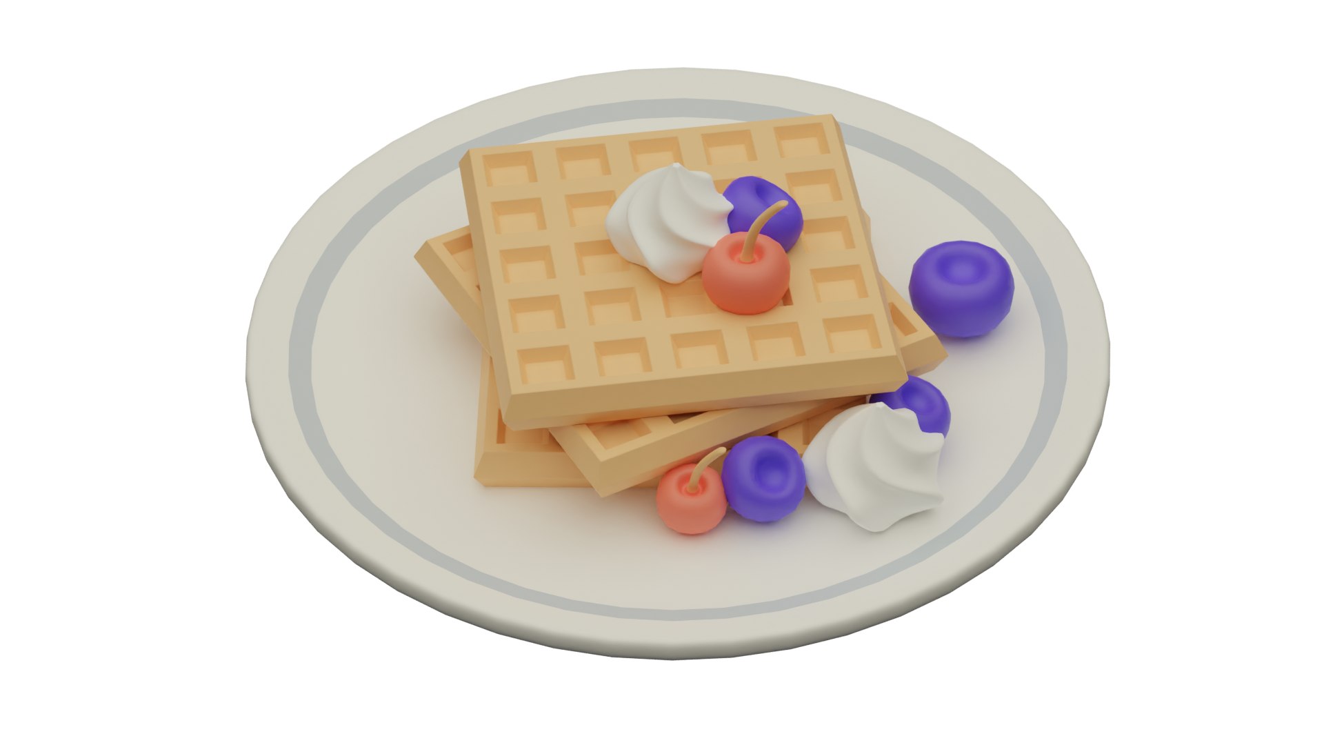 Breakfast 3D Model - TurboSquid 1972508