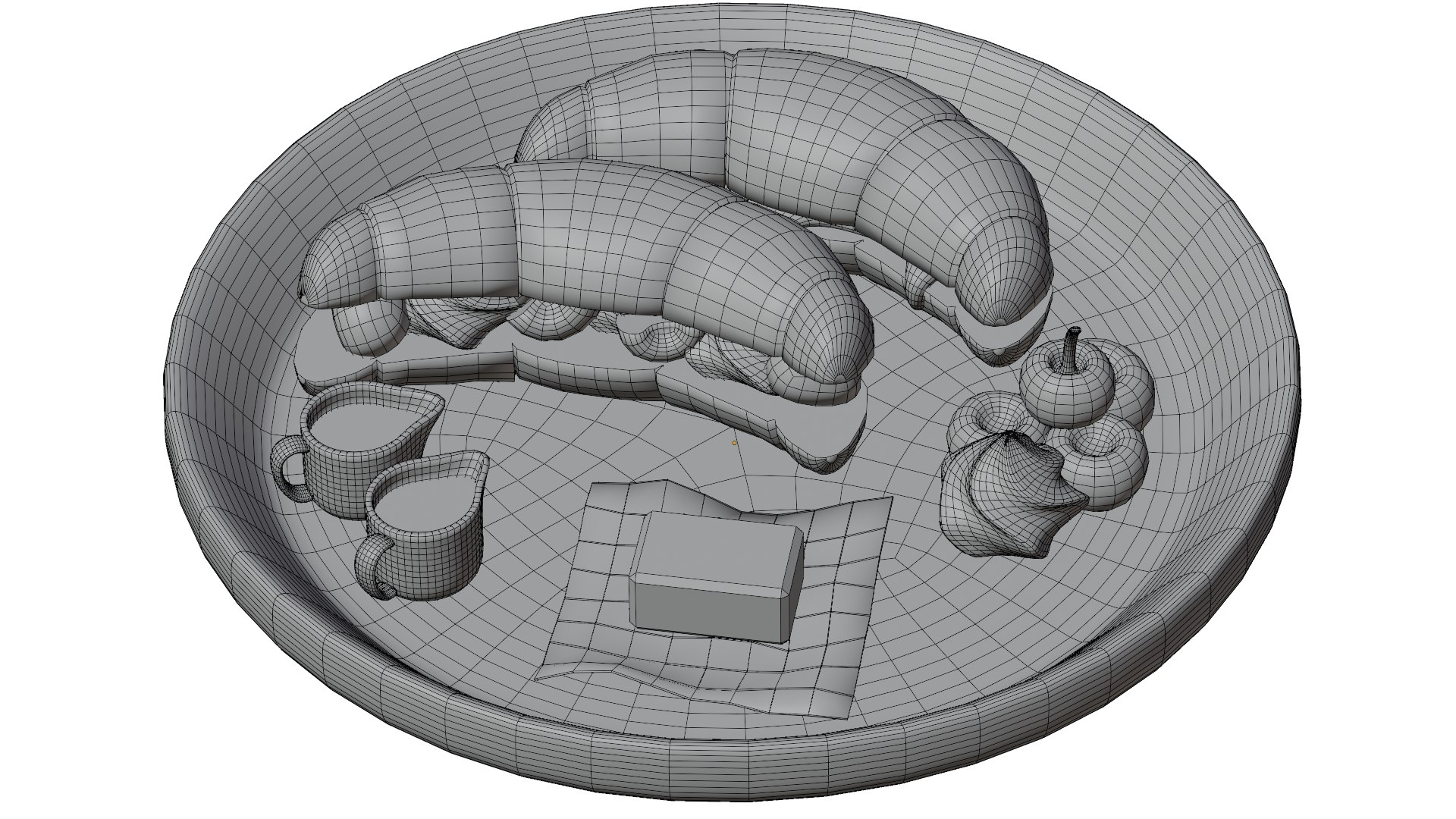 Breakfast 3D Model - TurboSquid 1972508