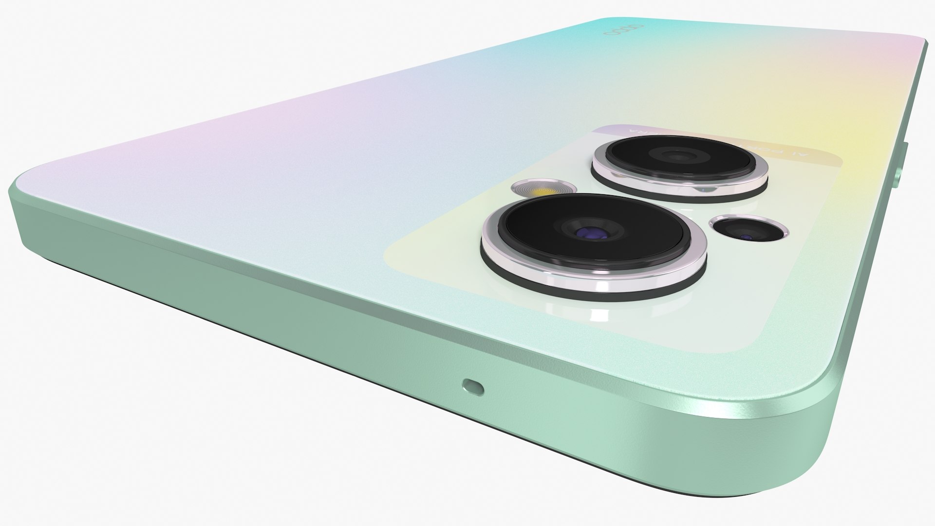 OPPO Reno 7-8 Lite 5G Silver 3D Model - TurboSquid 1975757