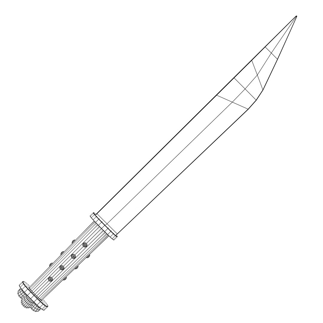Merovingian Seax 3D Model - TurboSquid 1571449