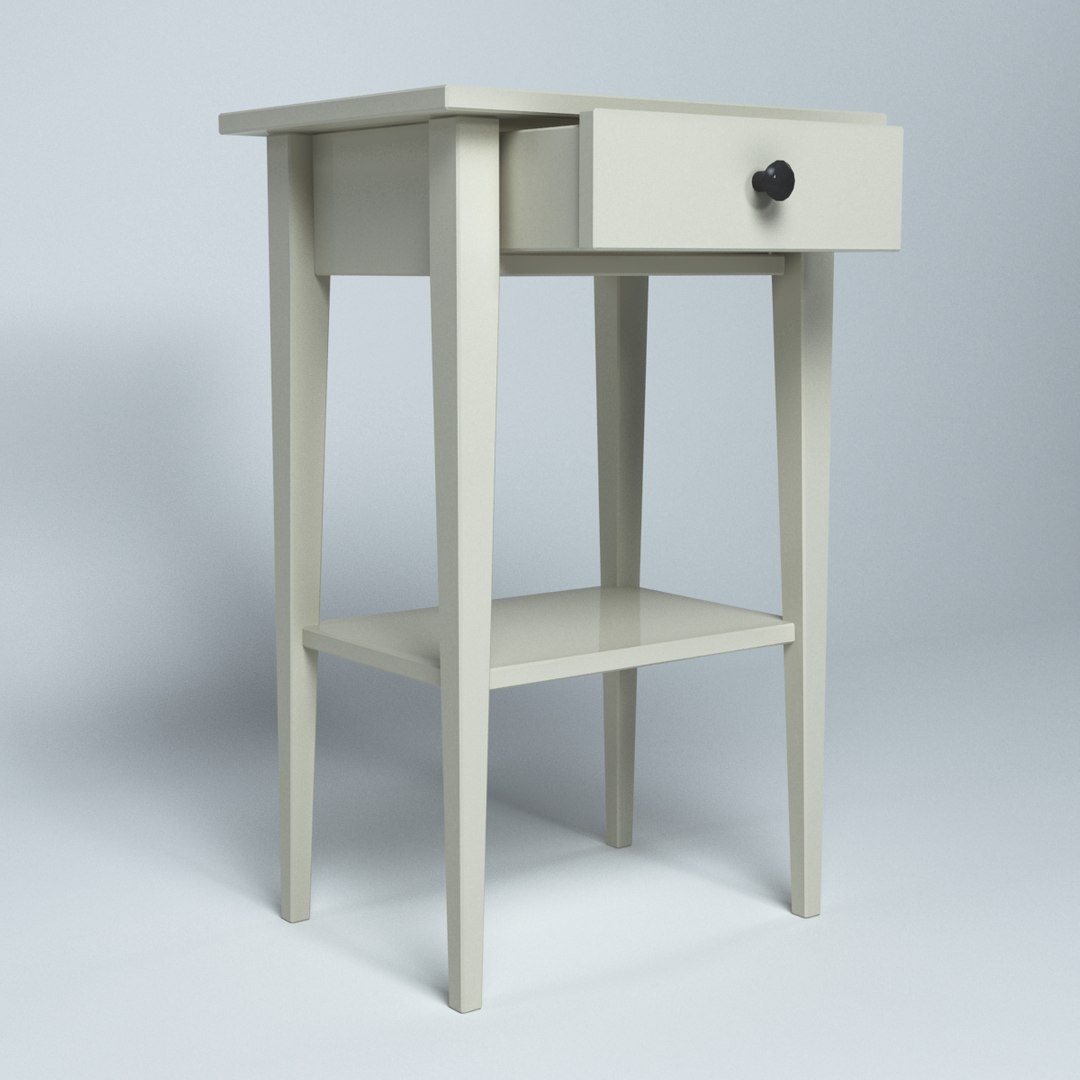 ikea furniture hemnes table 3d model