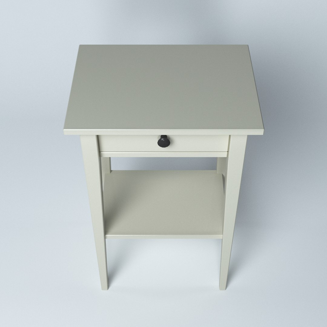 ikea furniture hemnes table 3d model