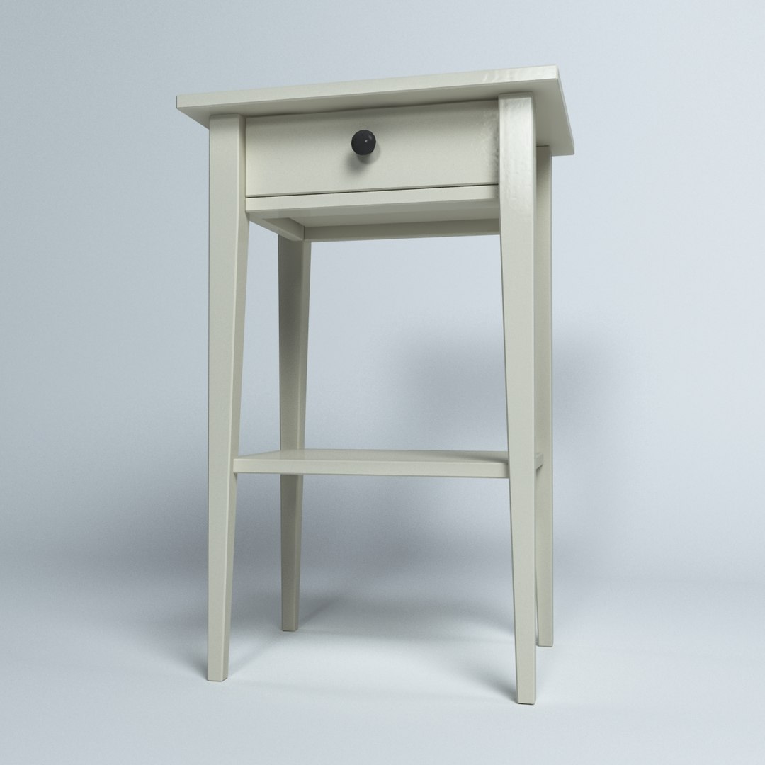 ikea furniture hemnes table 3d model