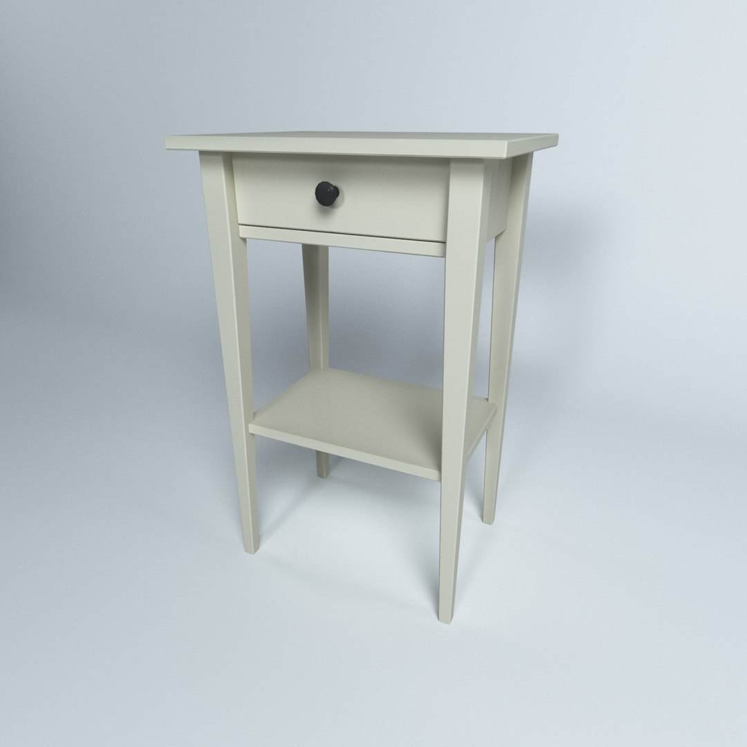 ikea furniture hemnes table 3d model