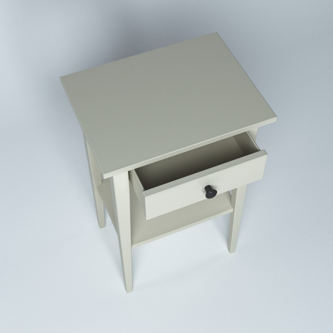 ikea furniture hemnes table 3d model