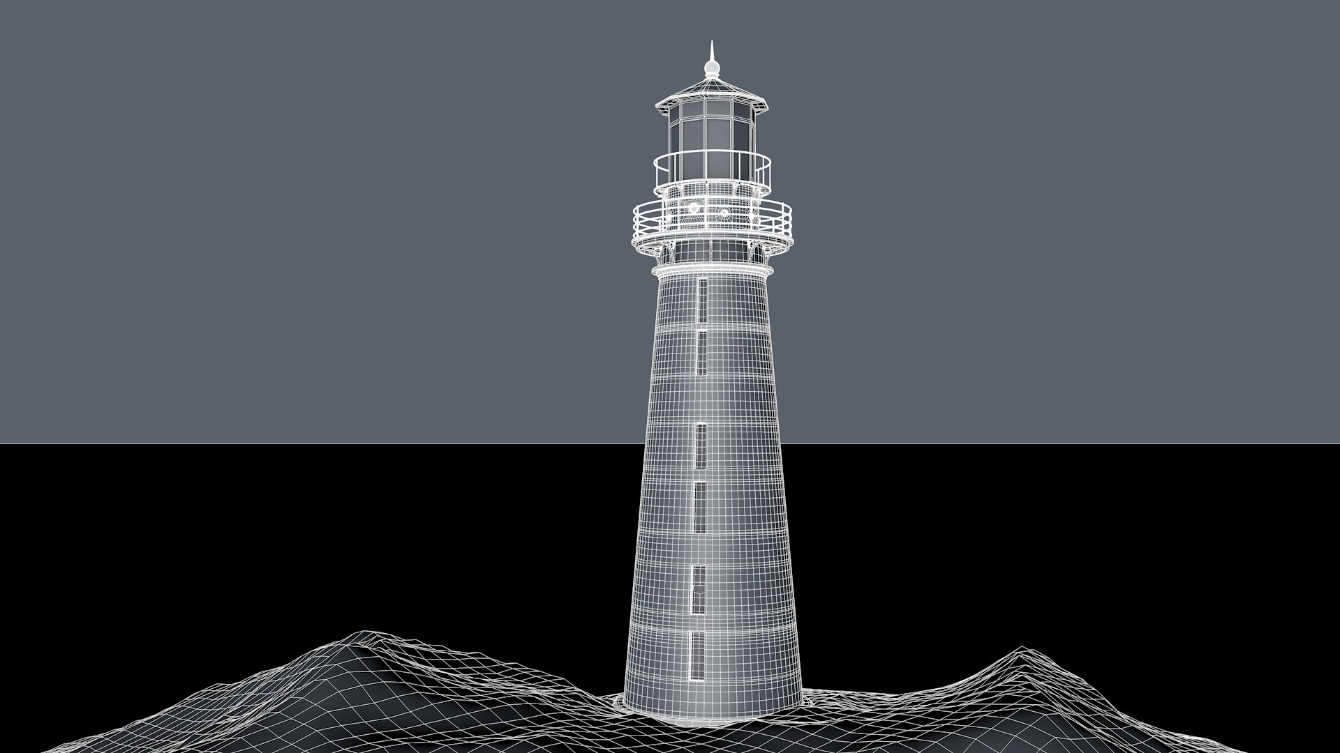3D lighthouse structure - TurboSquid 1494829