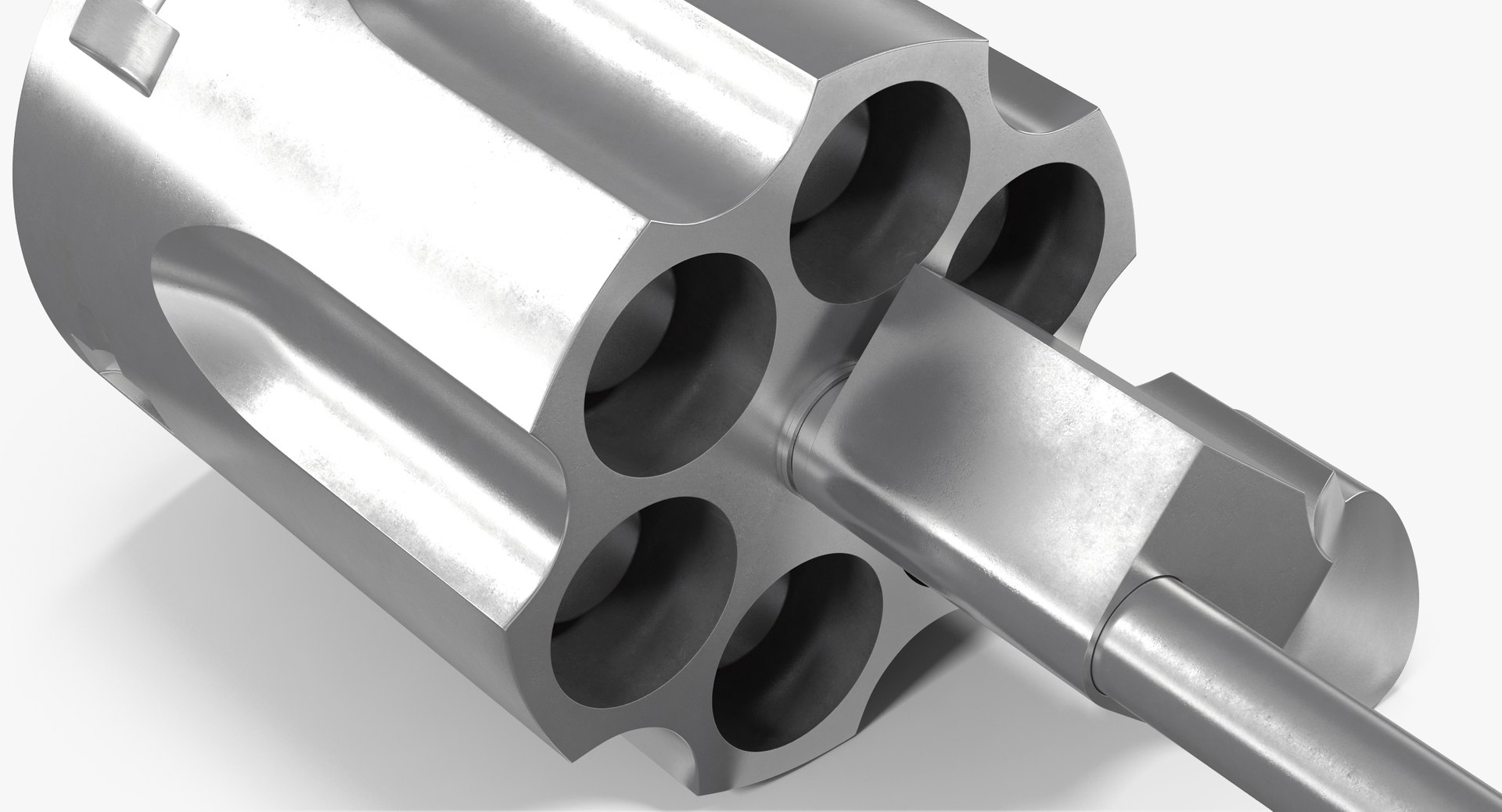 3D ejector rod cylinder stainless steel model - TurboSquid 1233105