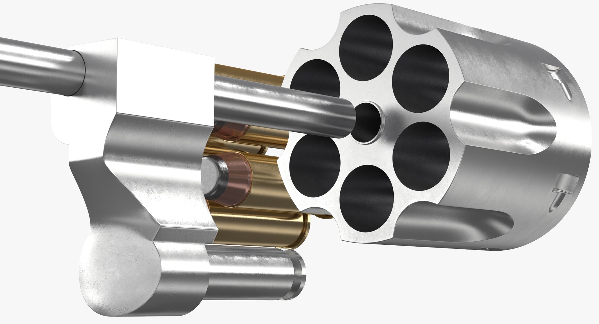 3D ejector rod cylinder stainless steel model - TurboSquid 1233105