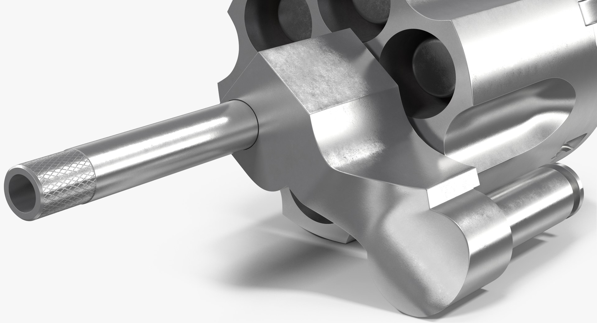 3D ejector rod cylinder stainless steel model - TurboSquid 1233105