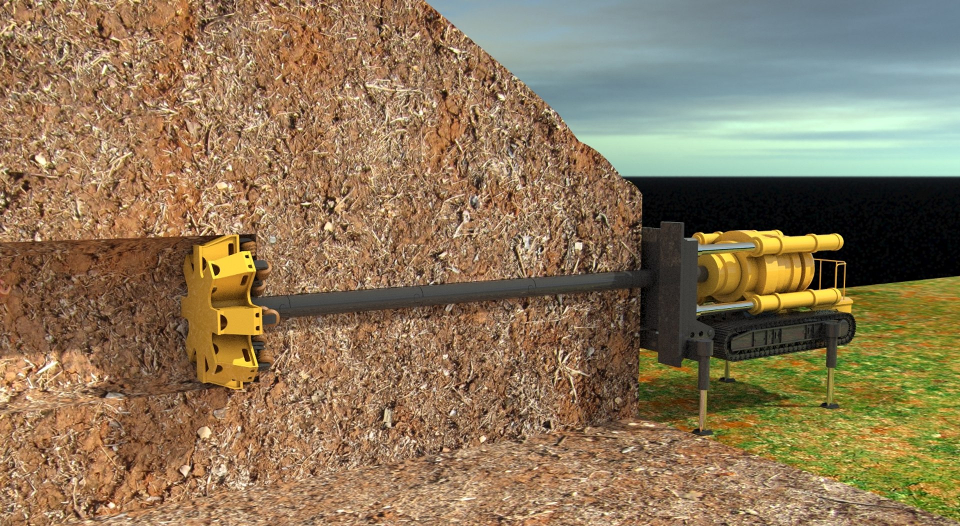 Raise Boring Rig 3D - TurboSquid 1187064