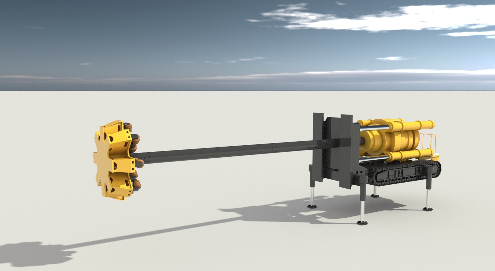 Raise Boring Rig 3D - TurboSquid 1187064