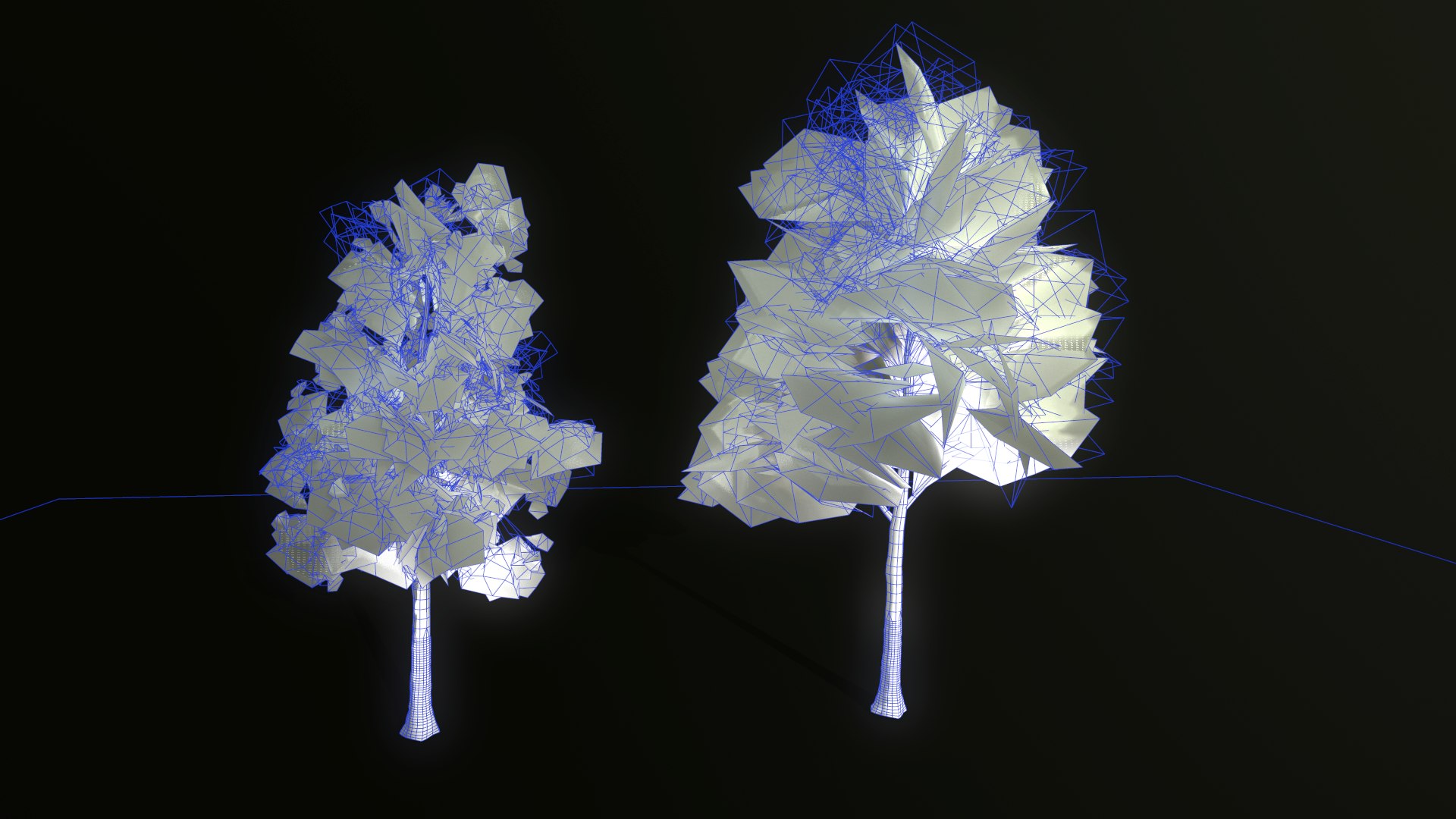 3D Realistic Birch Tree Set Model - TurboSquid 1609224