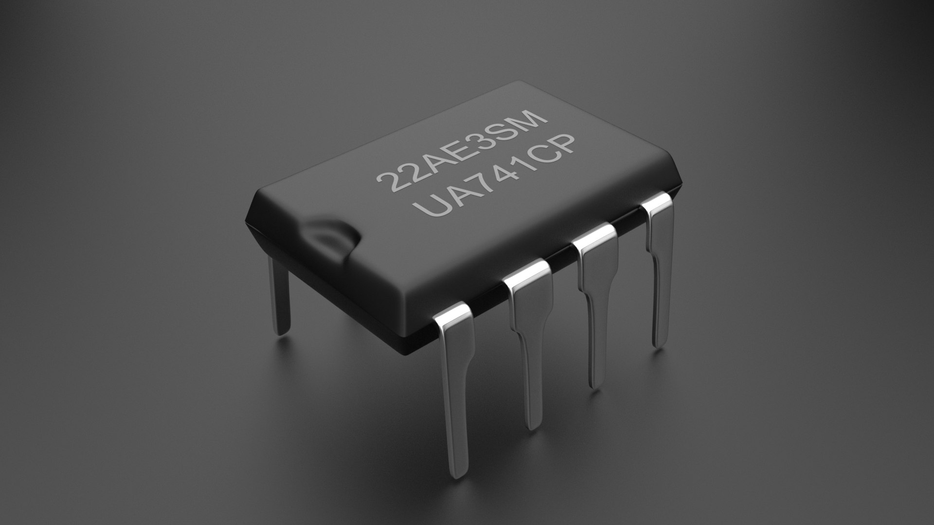 IC-UA741 3D Model - TurboSquid 2263913