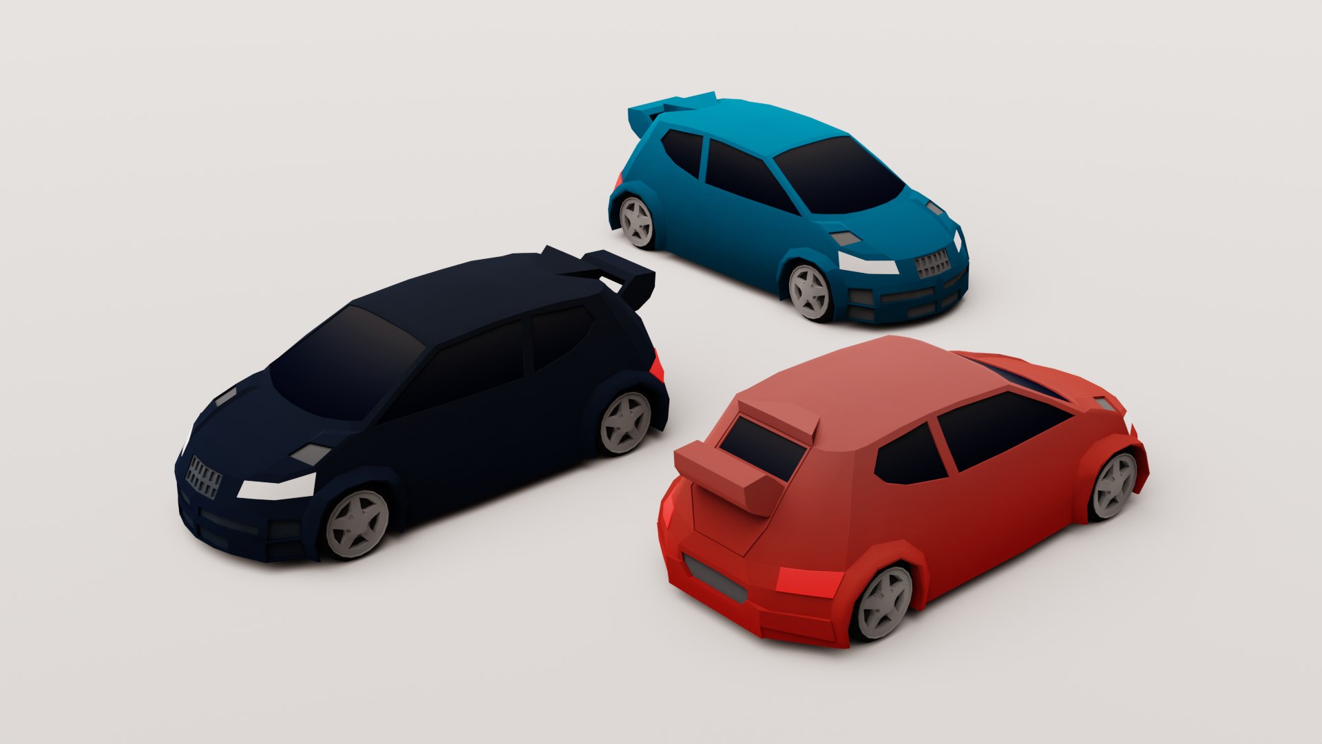 3D Lowpoly Car Pack model - TurboSquid 2103564