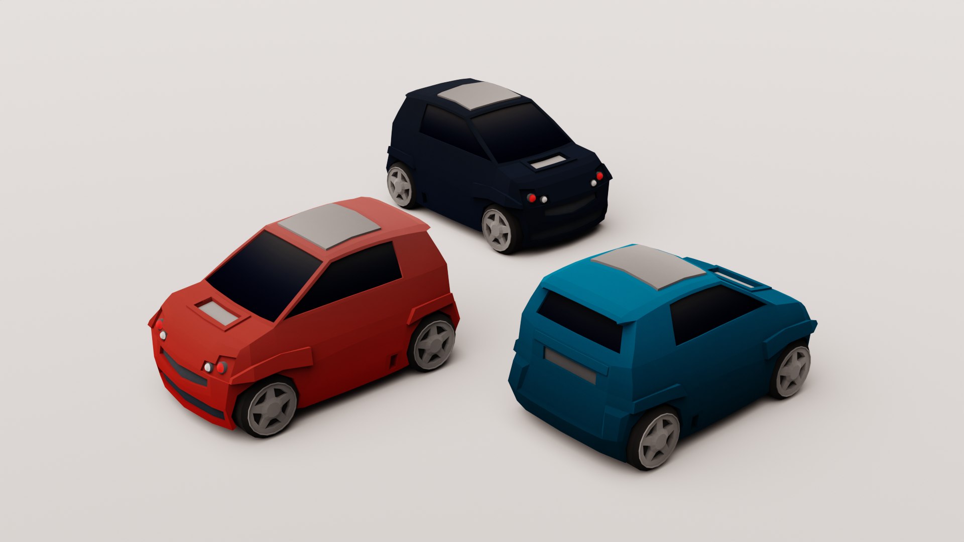 3D Lowpoly Car Pack model - TurboSquid 2103564