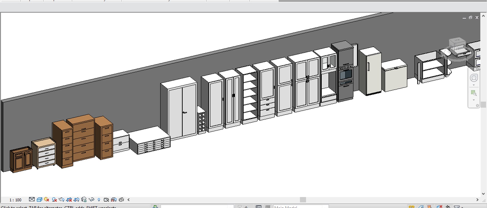 3D Revit 2015 Kitchen Cabinets - TurboSquid 1288170