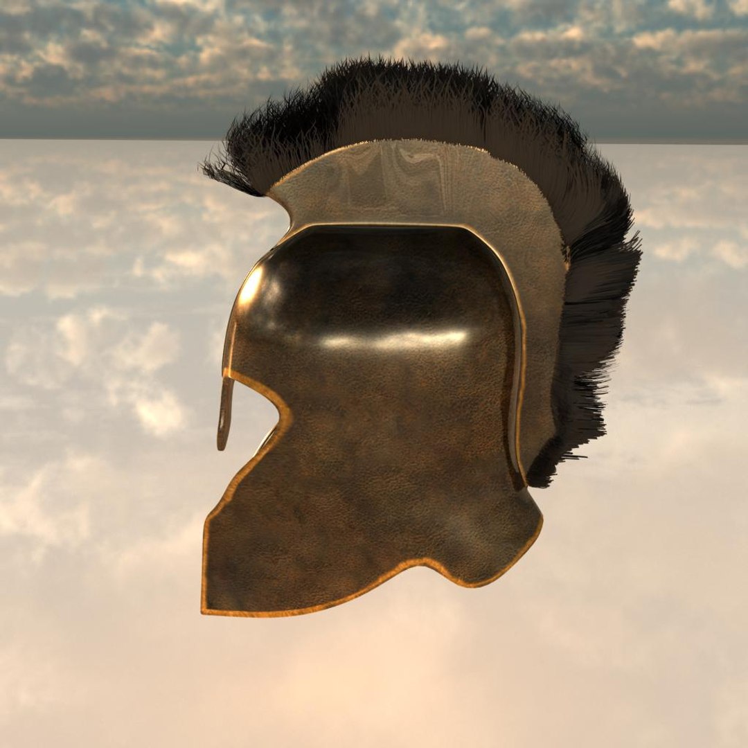 3d Model Trojan Helmet