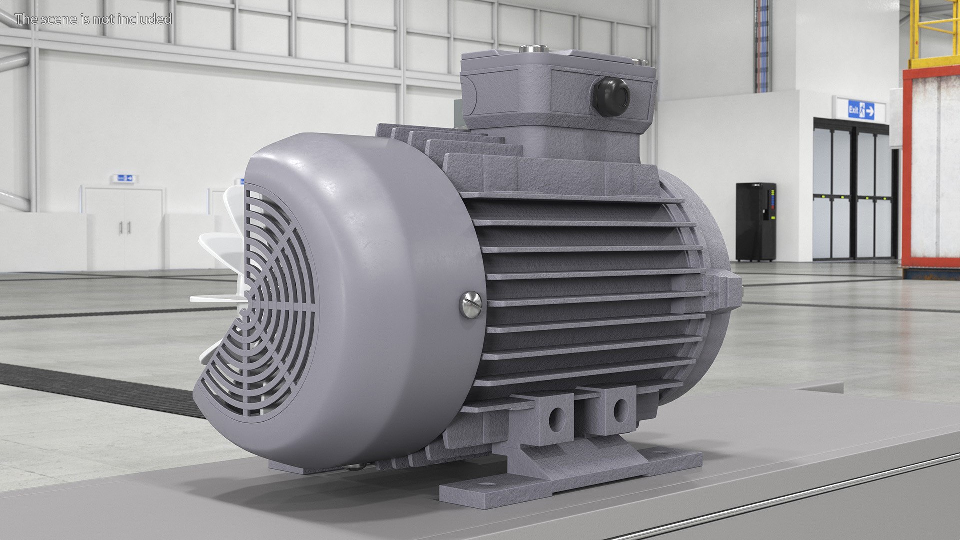 3D Electric Motor Cutaway Grey - TurboSquid 2220698