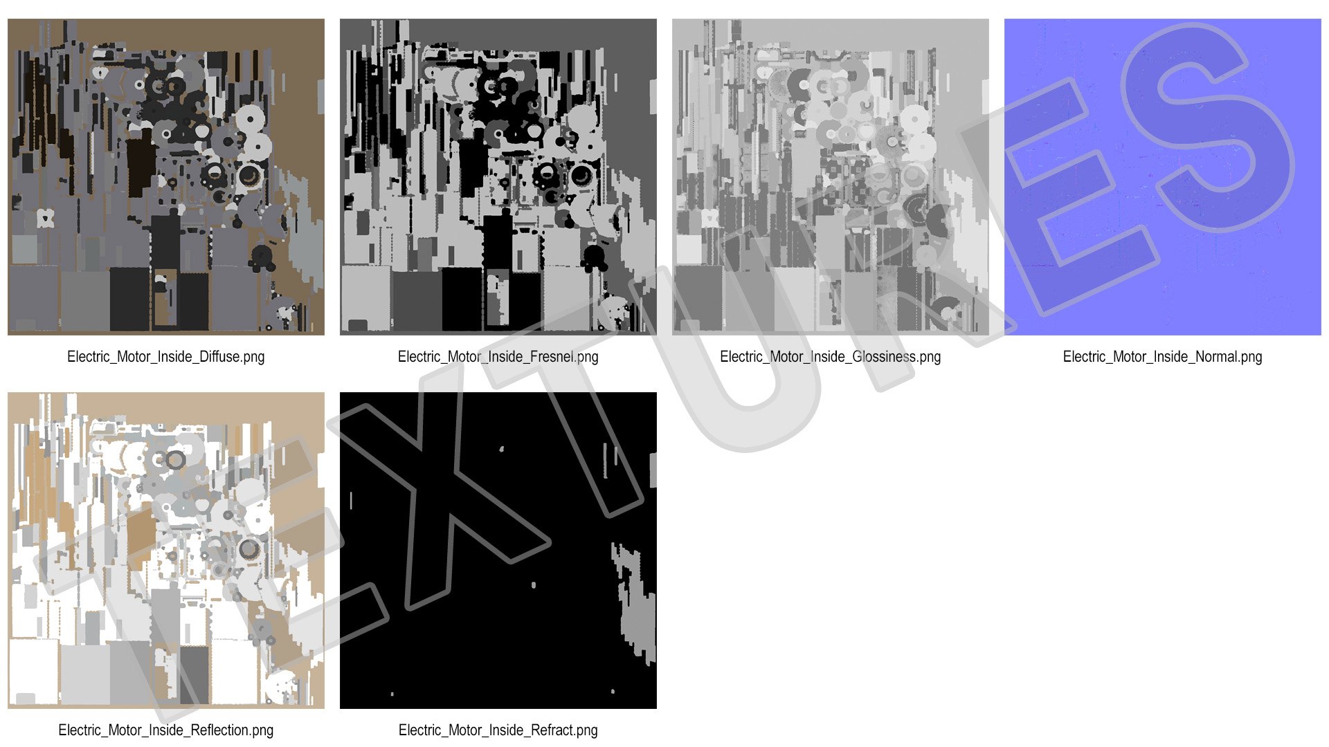 3D Electric Motor Cutaway Grey - TurboSquid 2220698