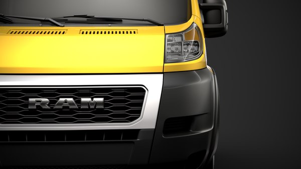 3D ram promaster truck crew - TurboSquid 1464176