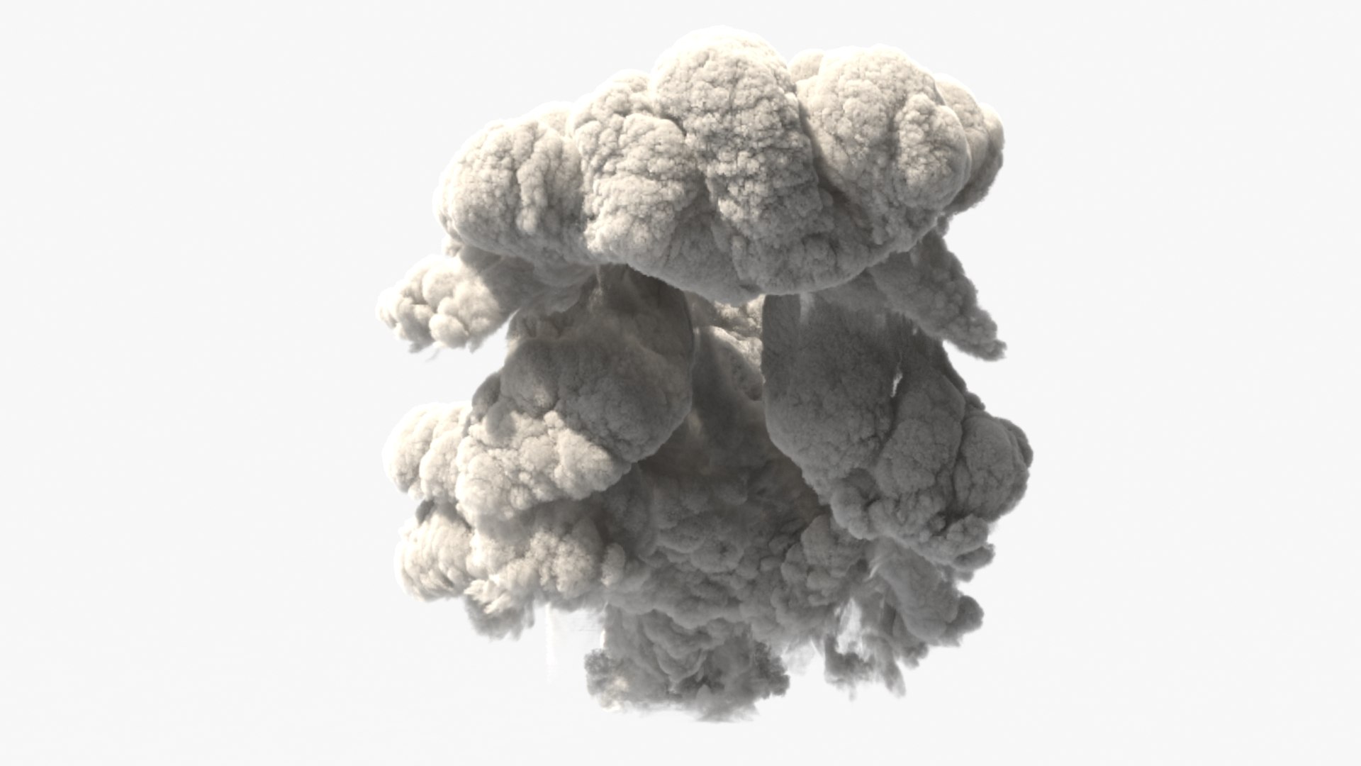 3D Model Smoke Explosion Cloud - TurboSquid 1677230