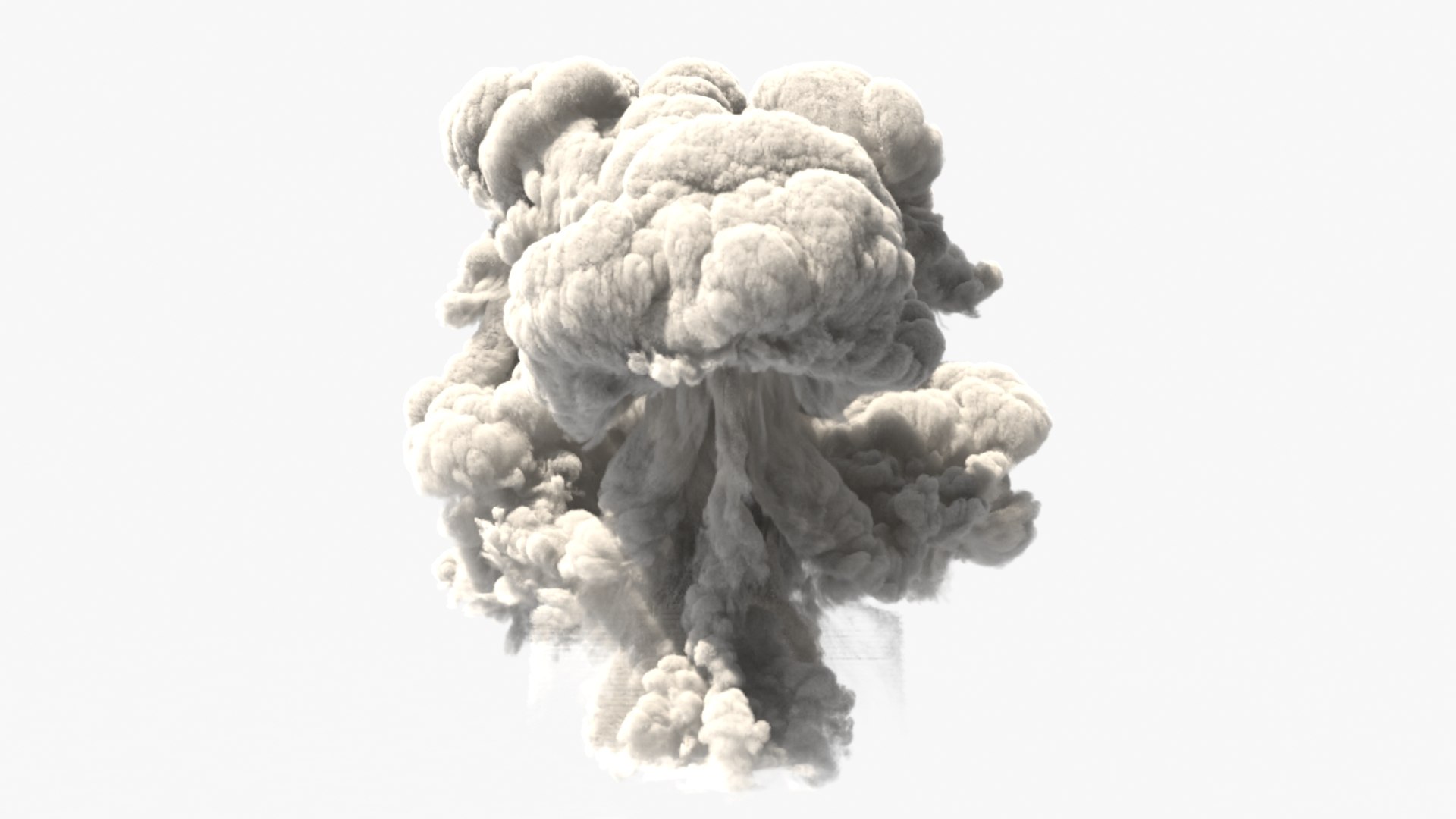 3D Model Smoke Explosion Cloud - TurboSquid 1677230
