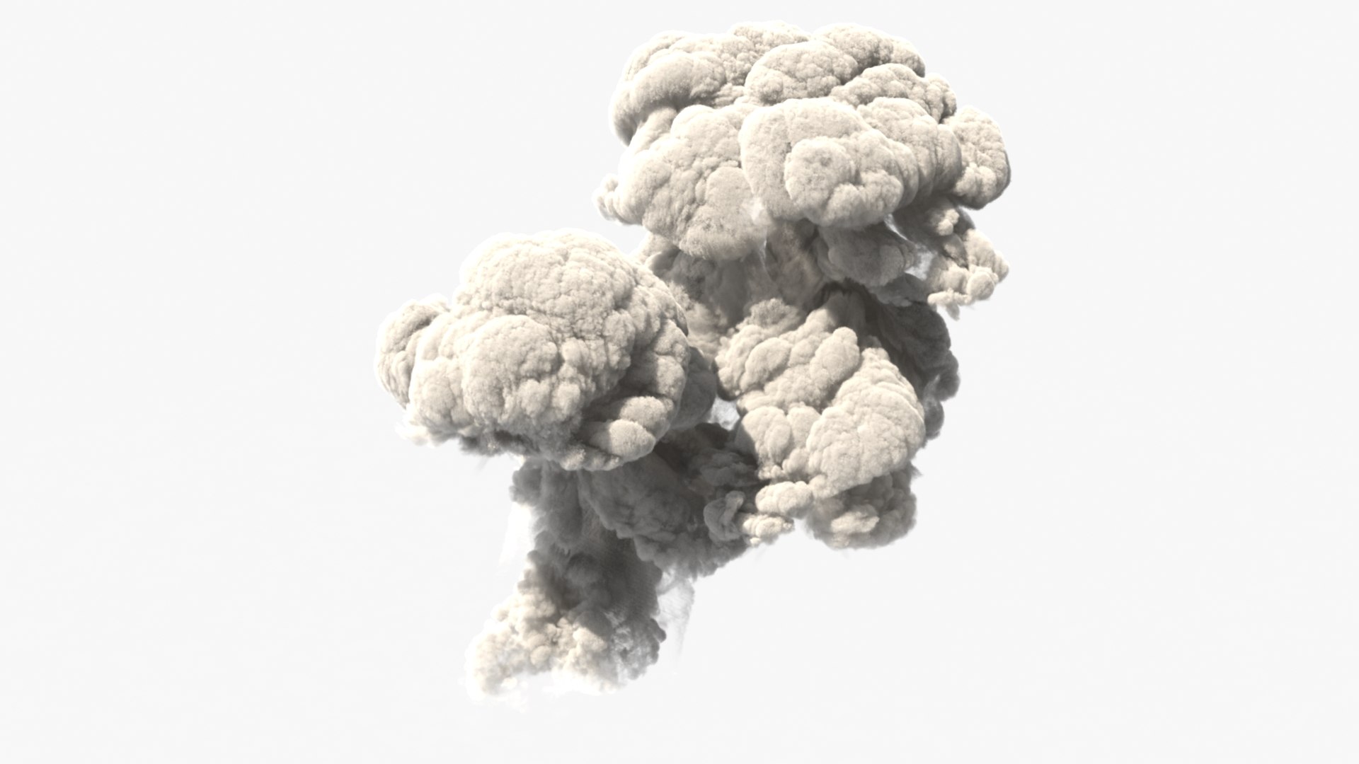 3D Model Smoke Explosion Cloud - TurboSquid 1677230