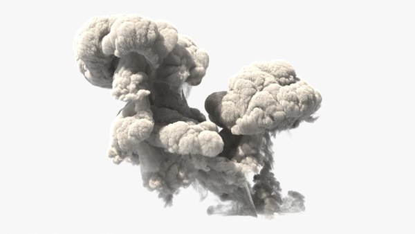 3D model smoke explosion cloud - TurboSquid 1677230