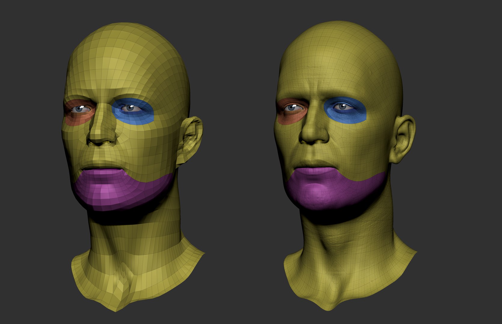 3D male head - TurboSquid 1164296