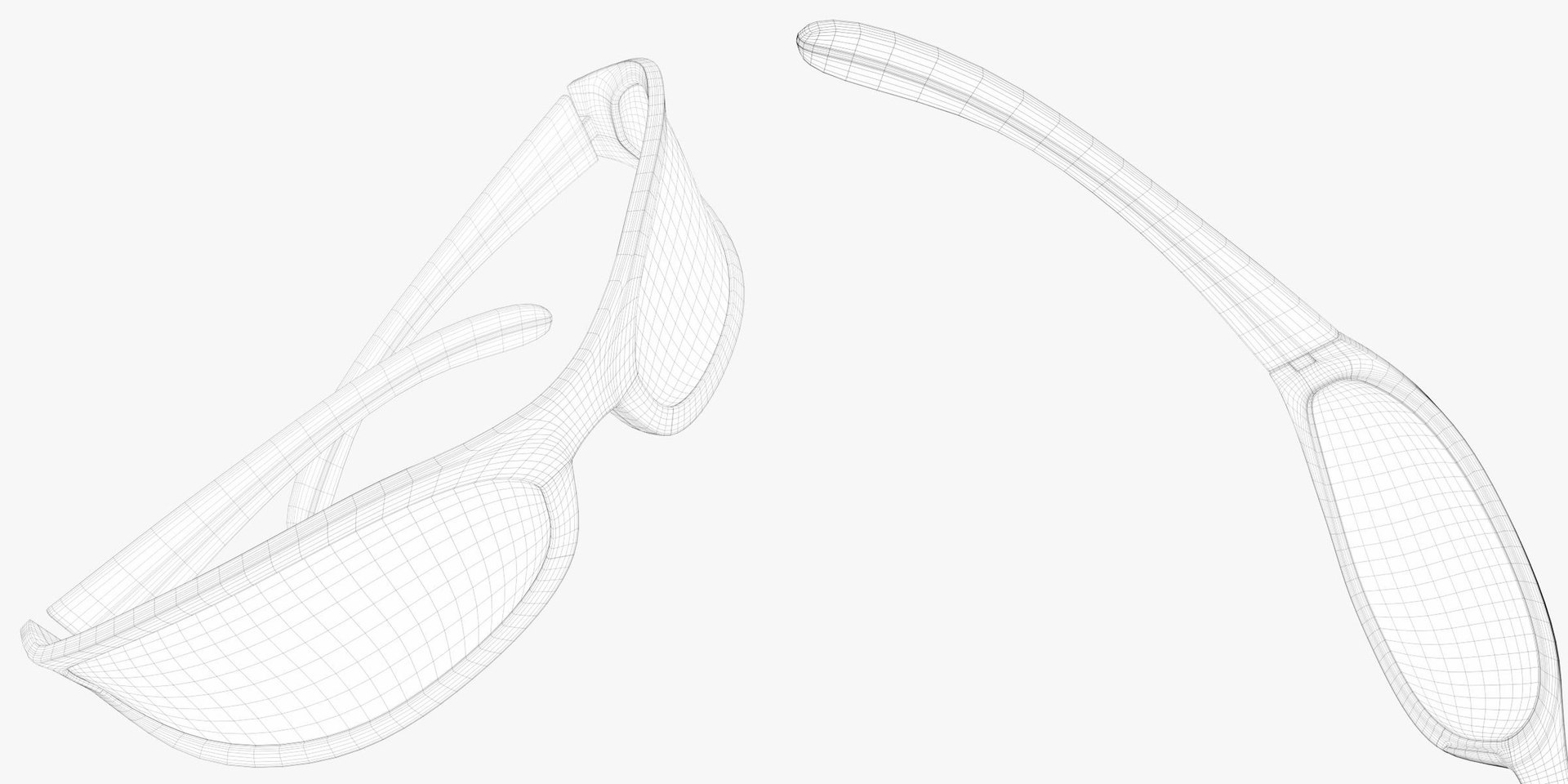 Sunglasses Wrap Around 3D - TurboSquid 1944291