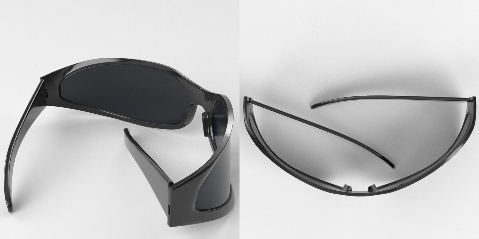 Sunglasses Wrap Around 3D - TurboSquid 1944291