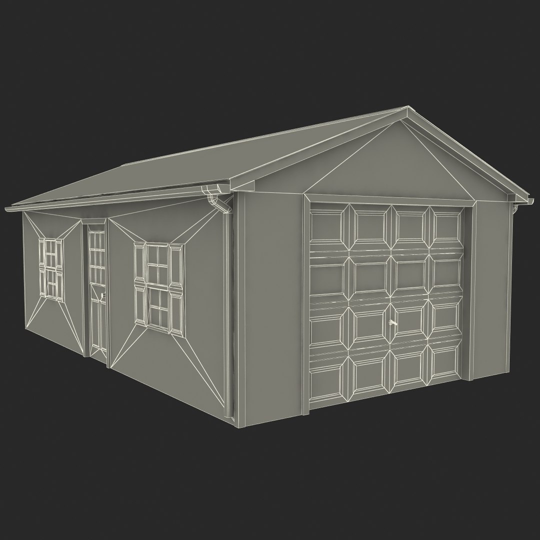 3d Garage V4 Model