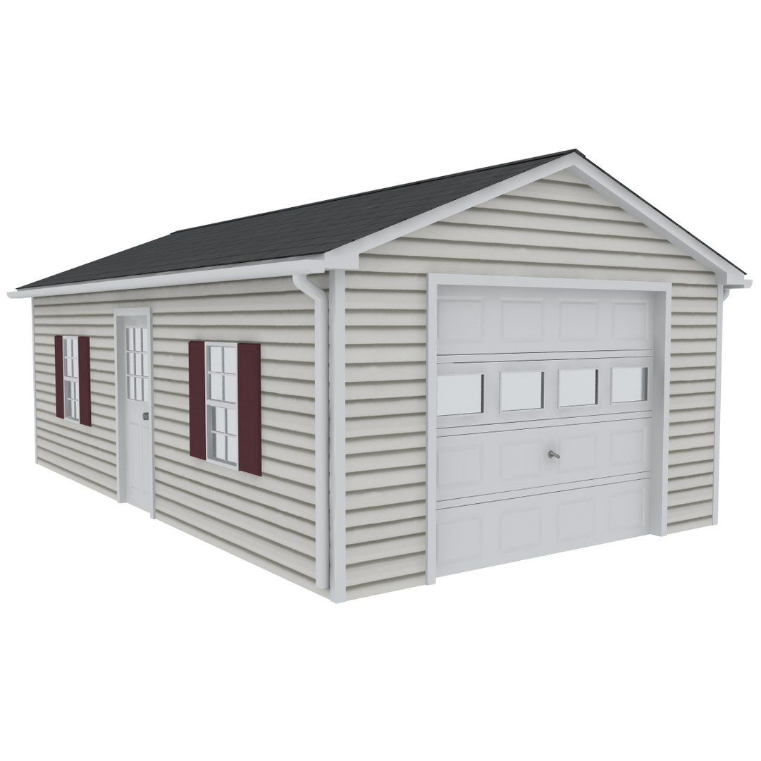 3d Garage V4 Model