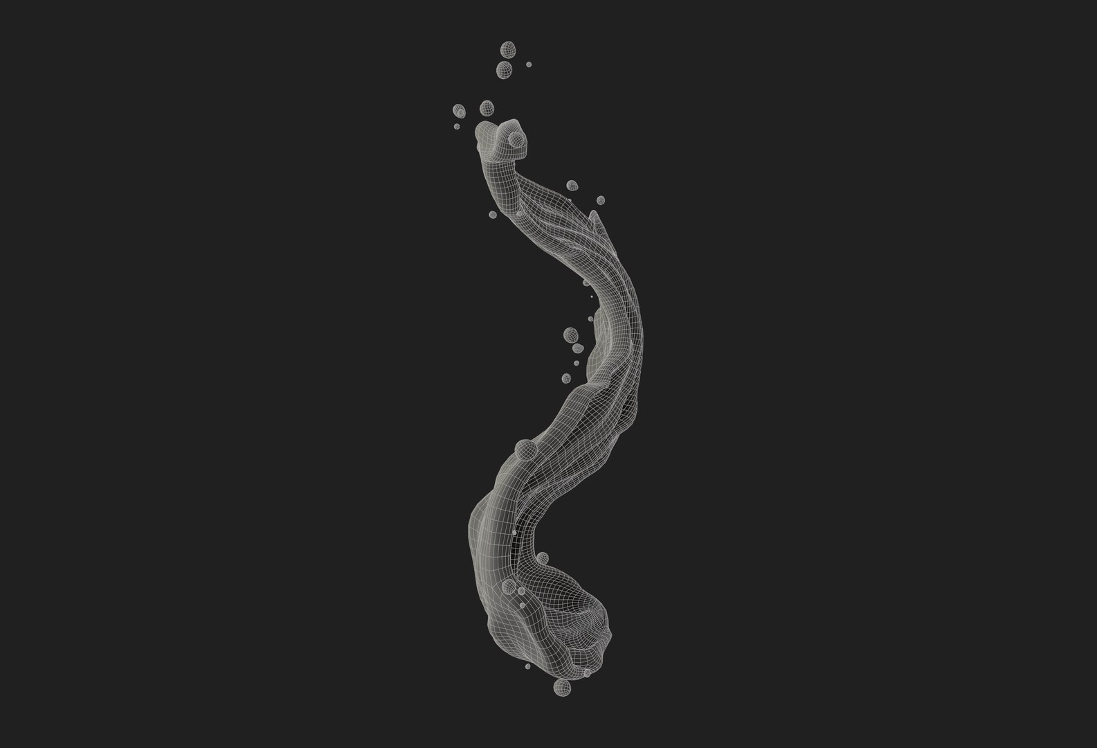 Milk Curve Splash 3D - TurboSquid 2410922