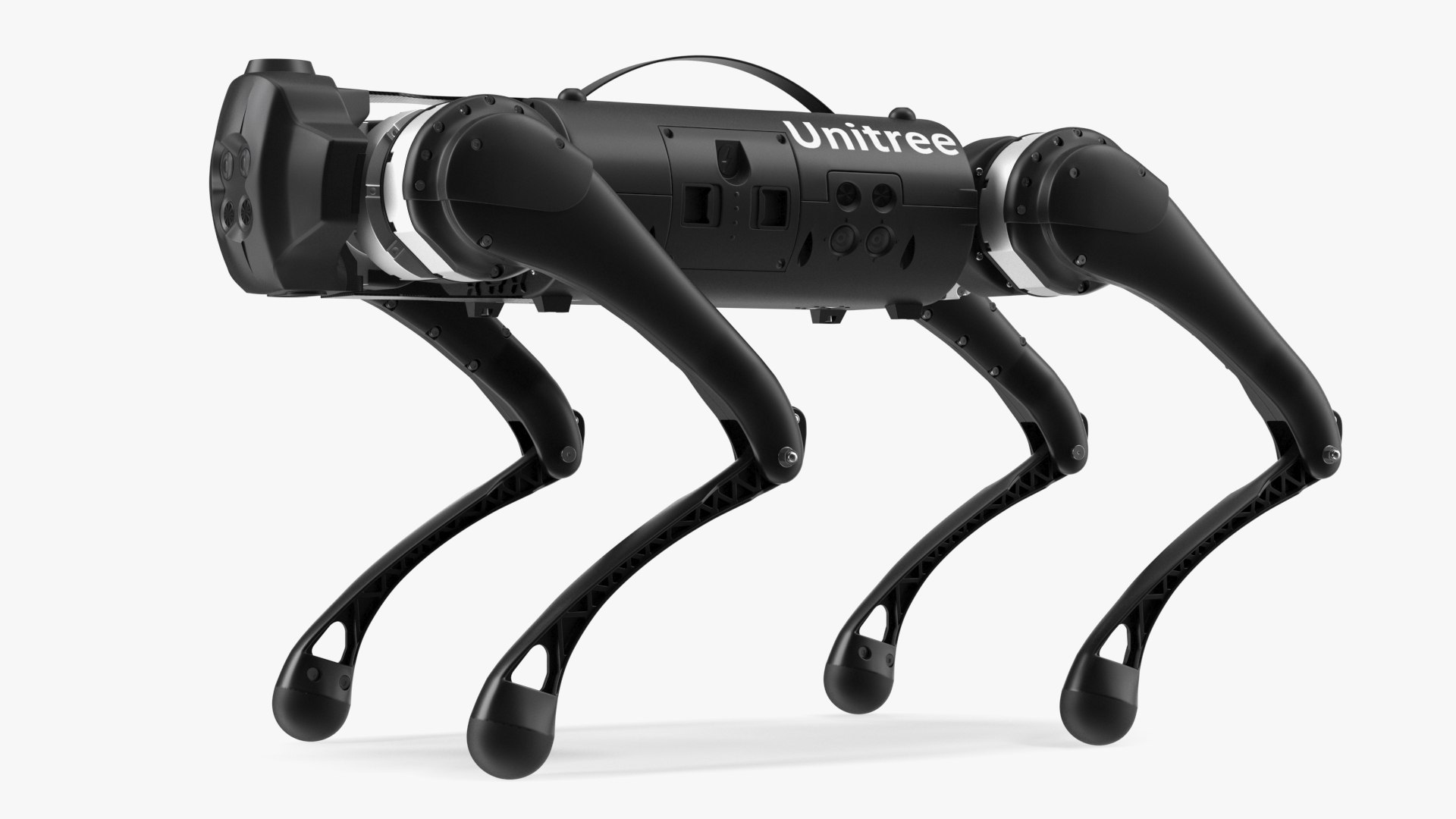 Unitree Go1 EDU Plus Black Rigged For Cinema 4D Model - TurboSquid 2186761