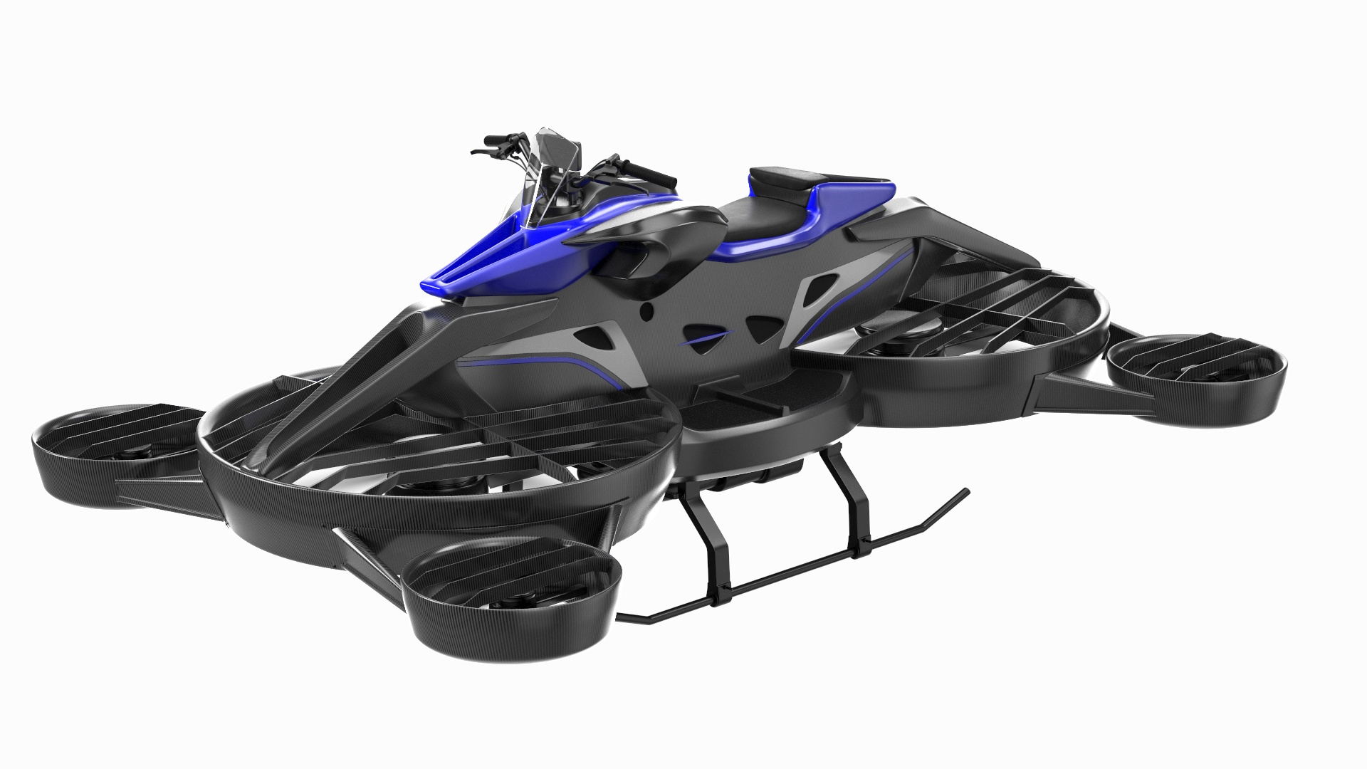 3D Blue Fly Hoverbike XTURISMO - TurboSquid 2114180