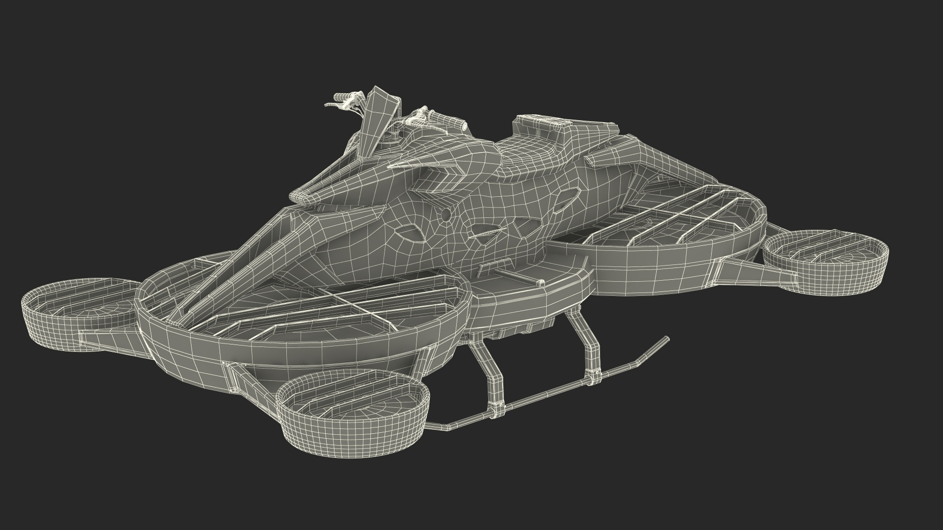 3D Blue Fly Hoverbike XTURISMO - TurboSquid 2114180